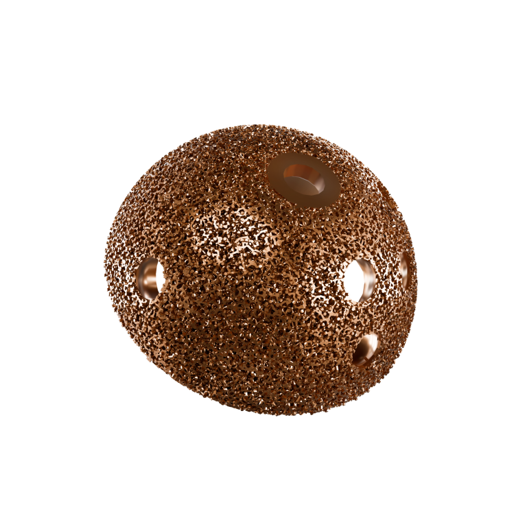 3D cementless 3BioTi cup - multi-hole - MEDGAL